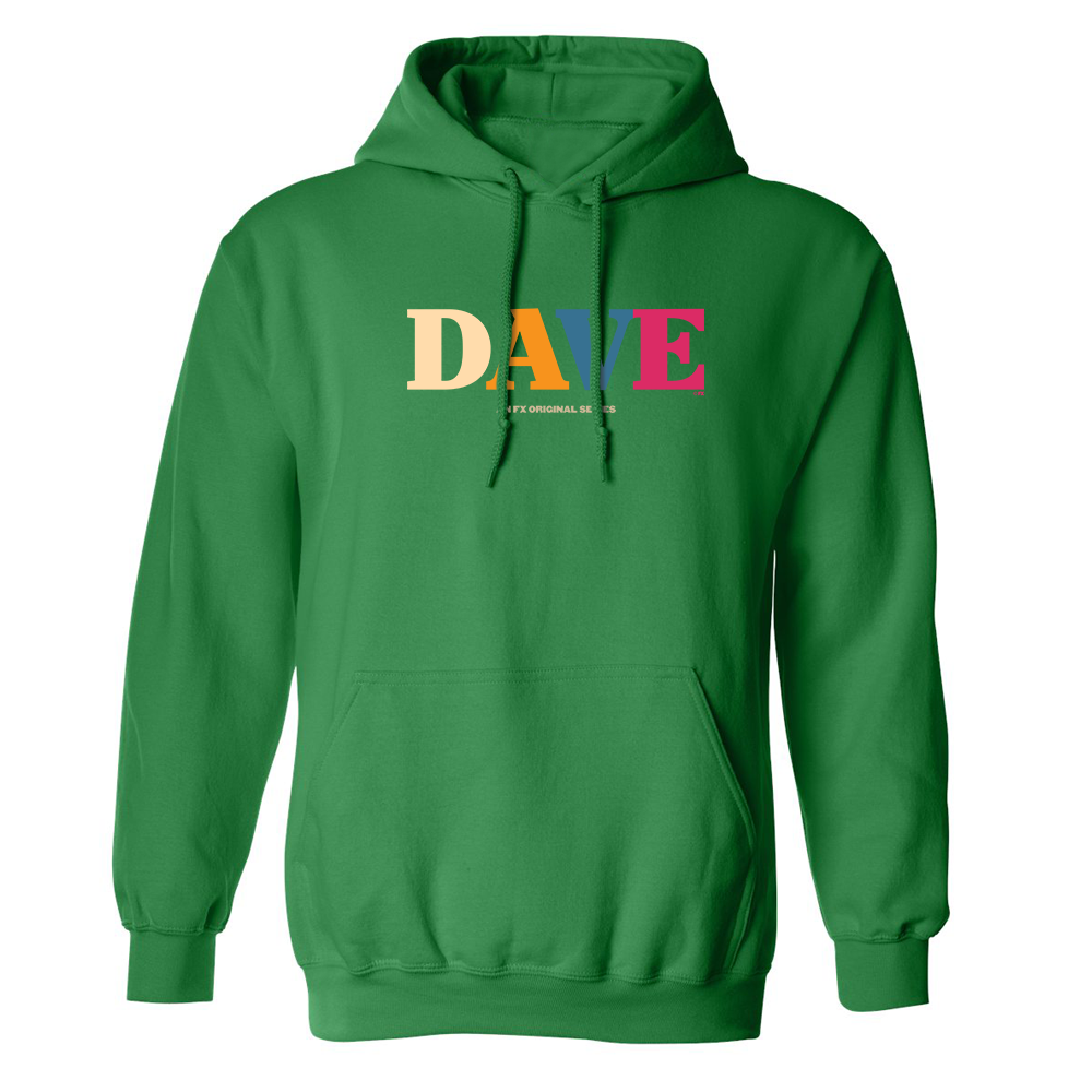 DAVE Multicolor Logo Fleece Hooded Sweatshirt | FX Networks Shop