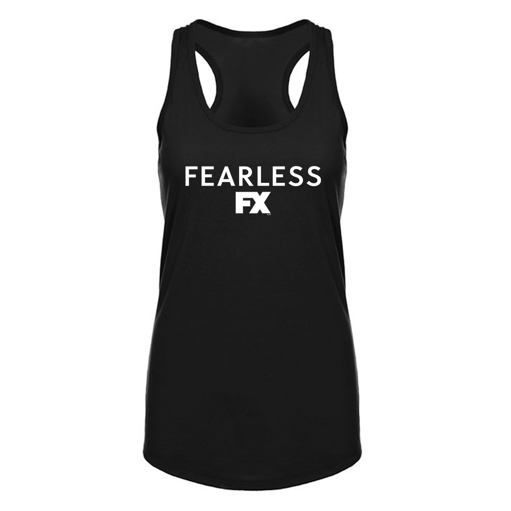 FX Fearless Logo Women's Racerback Tank Top | FX Networks Shop