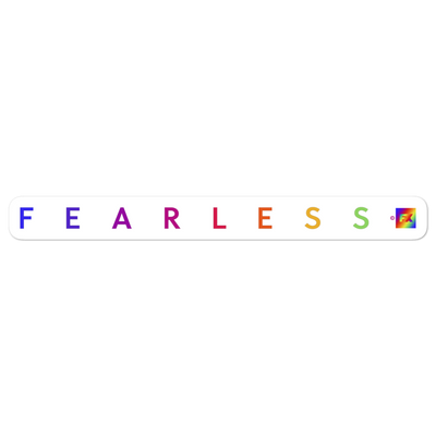 FX Fearless Pride Logo Die Cut Sticker | FX Networks Shop
