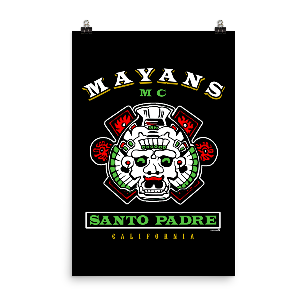 Mayans M.C. Santo Padre Mexico Premium Satin Poster | FX Networks Shop