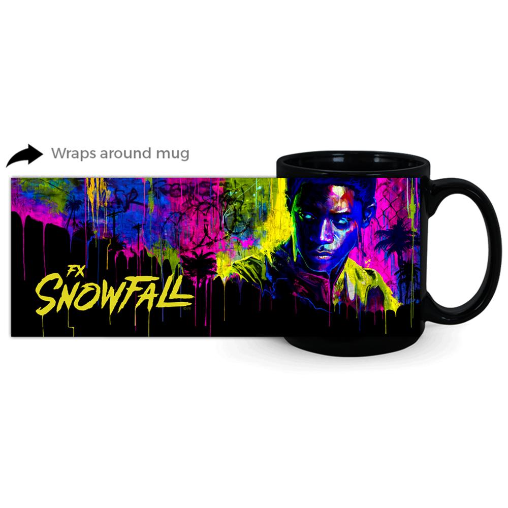 Snowfall Key Art Black Mug | FX Networks Shop