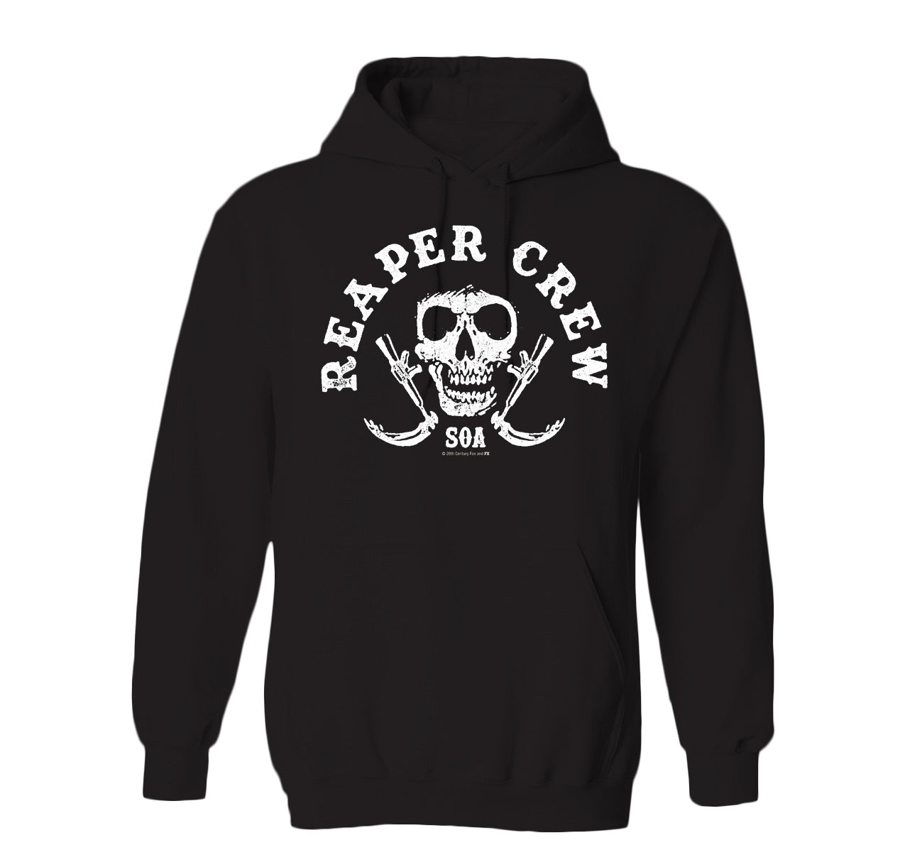 Sons of Anarchy SAMCRO Reaper Crew Fleece Hooded Sweatshirt | FX ...